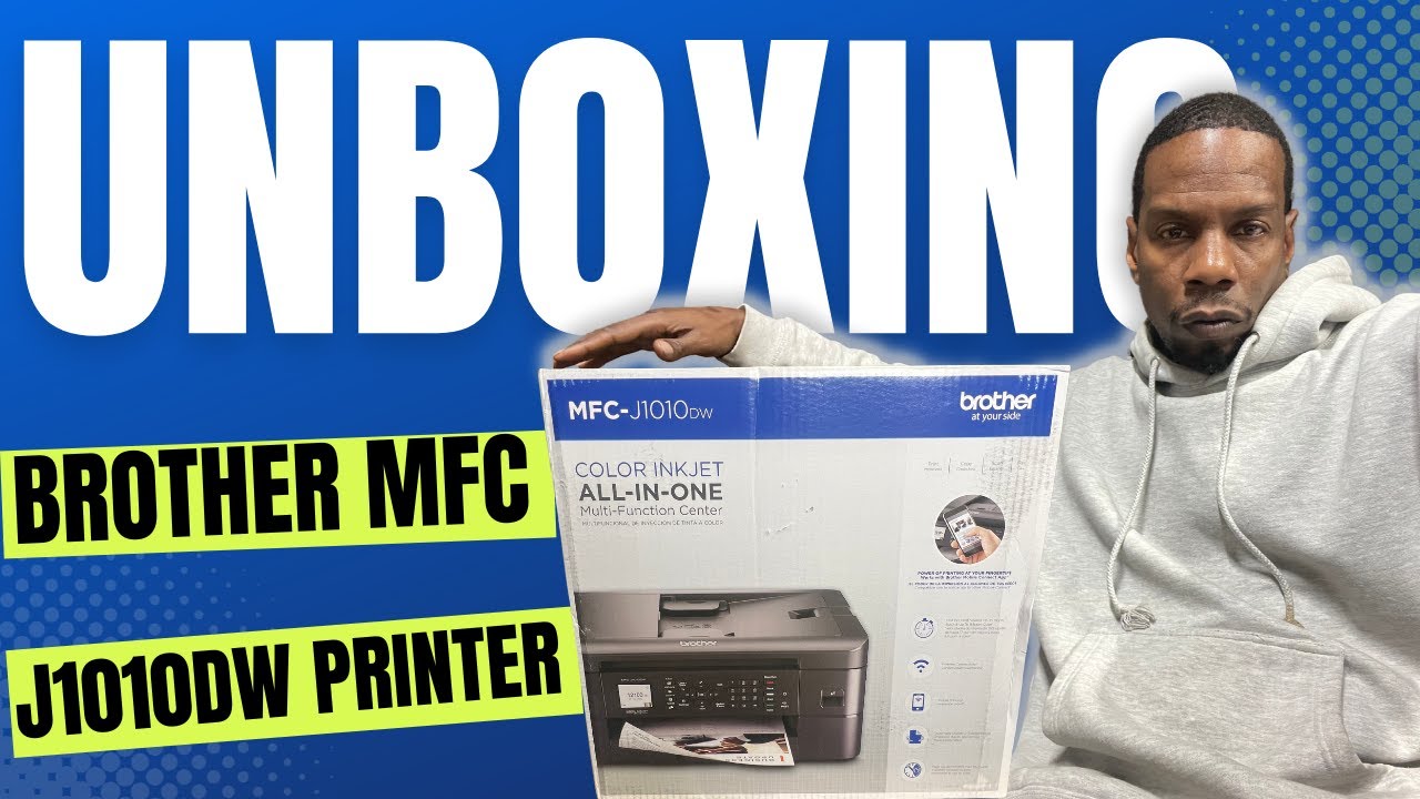 ***UNBOXING*** THE BROTHER MFCJ1010DW INKJET PRINTER - YouTube
