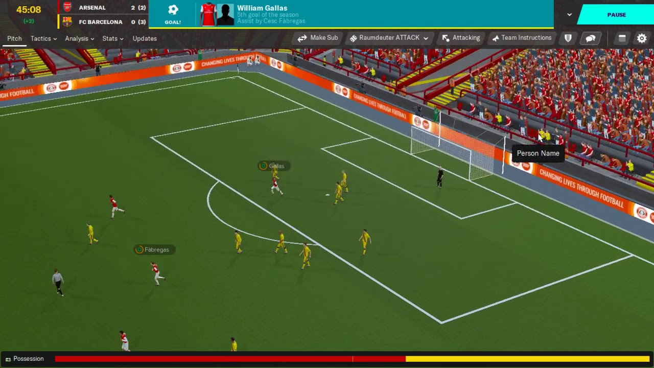 AMAZING comeback using the RAUMDEUTER in Football Manager 2020 Fm20 ...