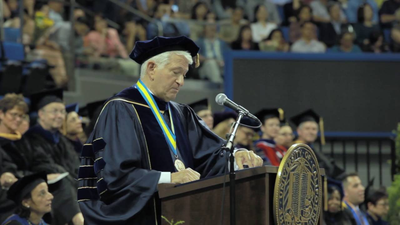 UCLA Chancellor Gene Block commencement speech 2016 - YouTube