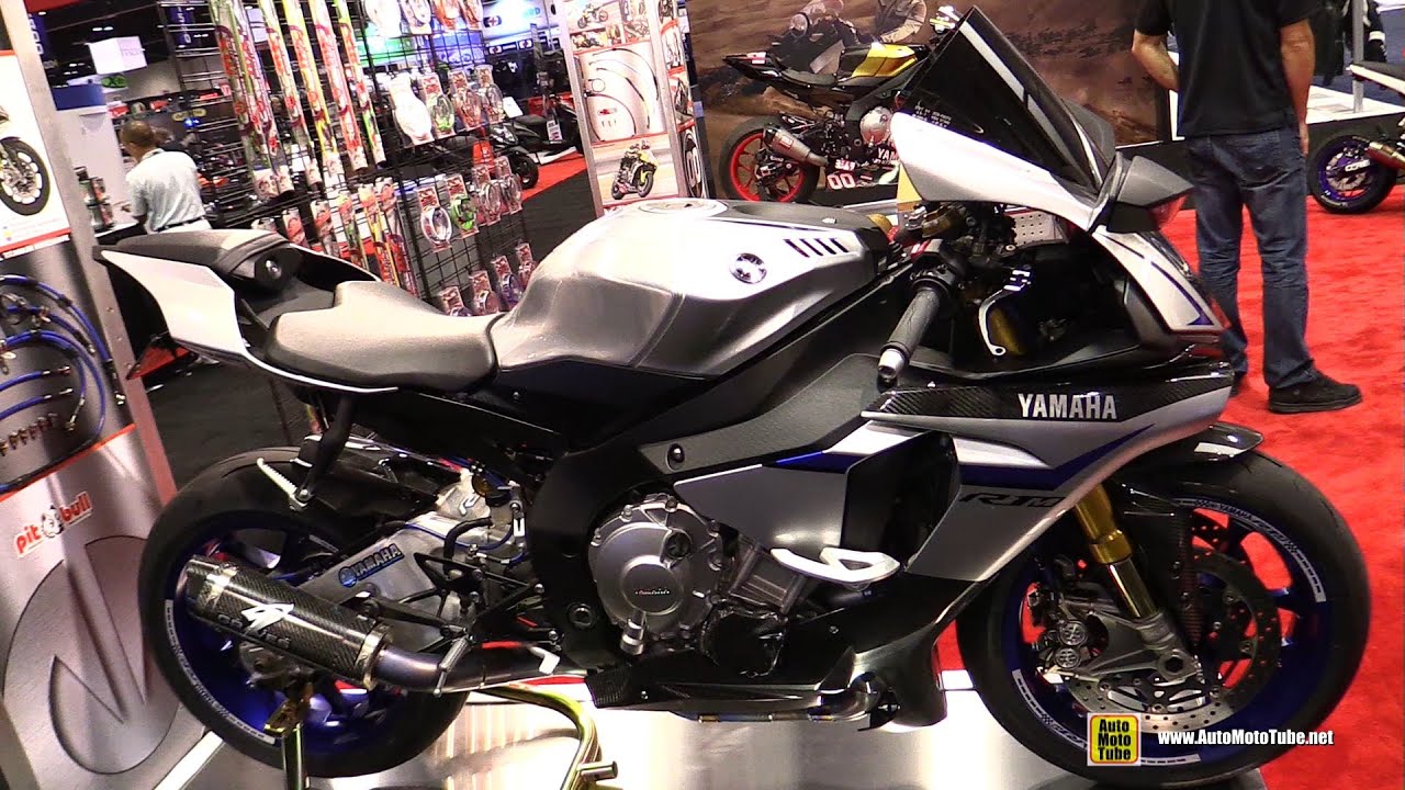 2016 Yamaha R1M with Core Brake Lines - Walkaround - 2015 AIMExpo ...