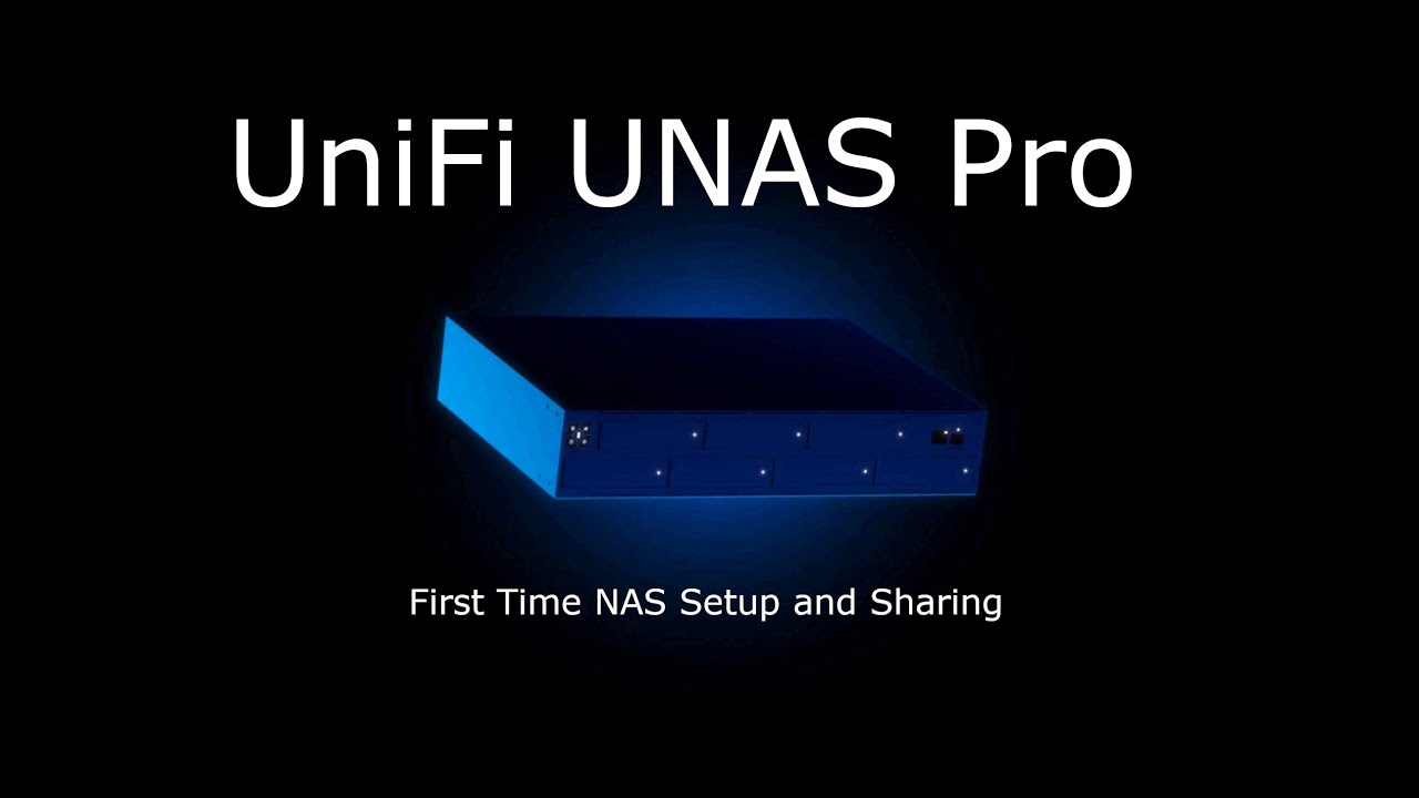 UNAS Pro - First Time NAS Setup and Sharing - YouTube