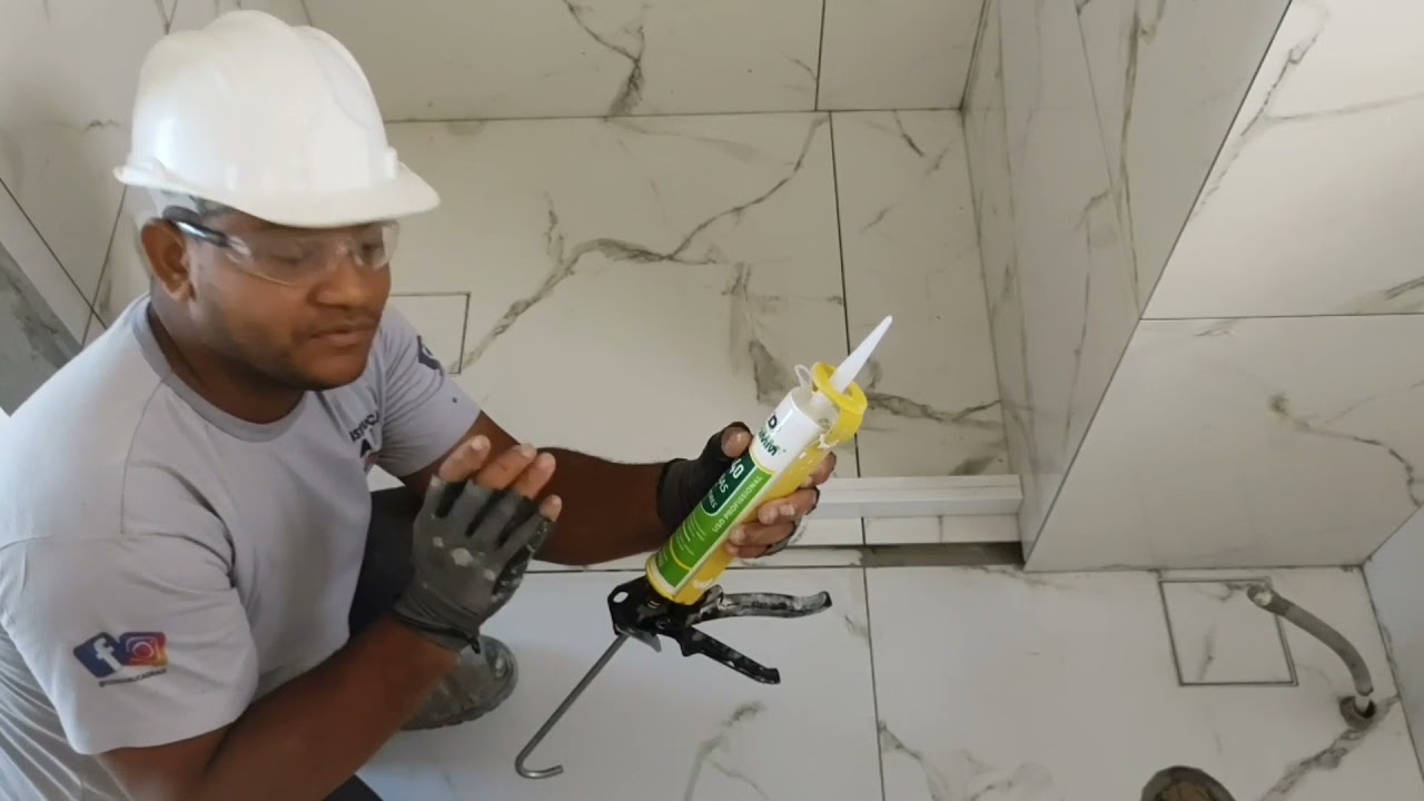 ASSENTAMENTO DE FILEITE DE BOX DE BANHEIRO. - YouTube