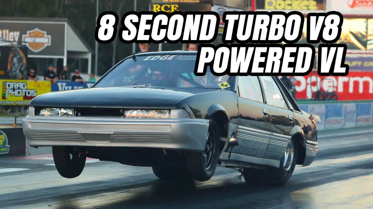 8 SECOND V8 TURBO VL COMMODORE TESTING AT WILLOWBANK RACEWAY AUG 2021 ...