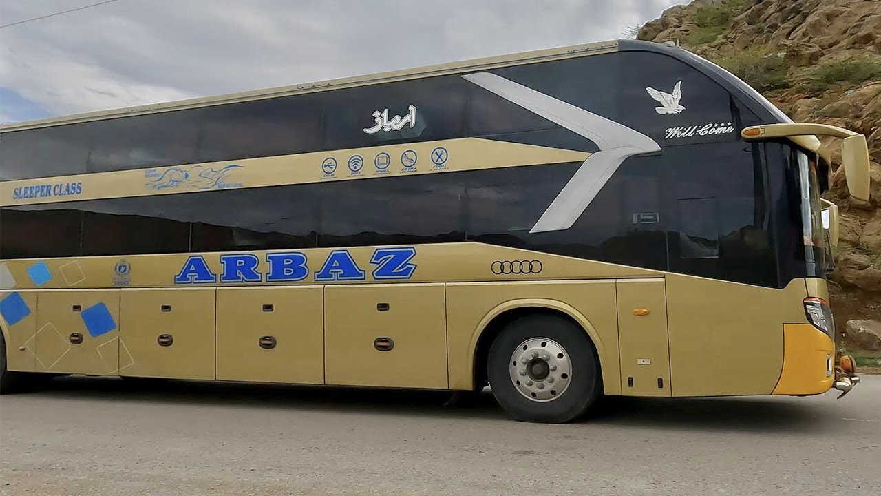 Sleeper Bus Yutong Bus Daewoo Bus Arrivals & Departures Quetta Gwadar ...