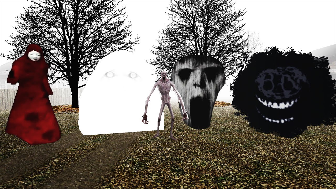 SCP 096 and Nico's Nextbot Chasing me - YouTube