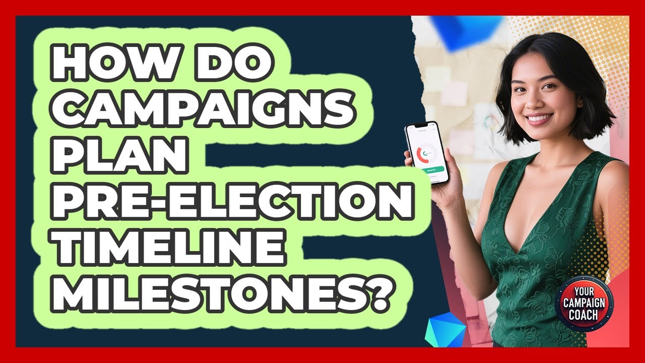 How Do Campaigns Plan Pre-election Timeline Milestones? - Your Campaign ...