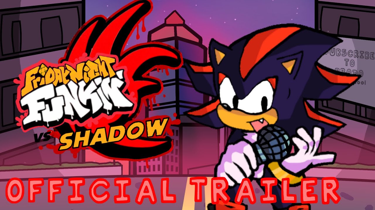 Friday Night Funkin' VS SHADOW MOD | Official Announcement Trailer ...
