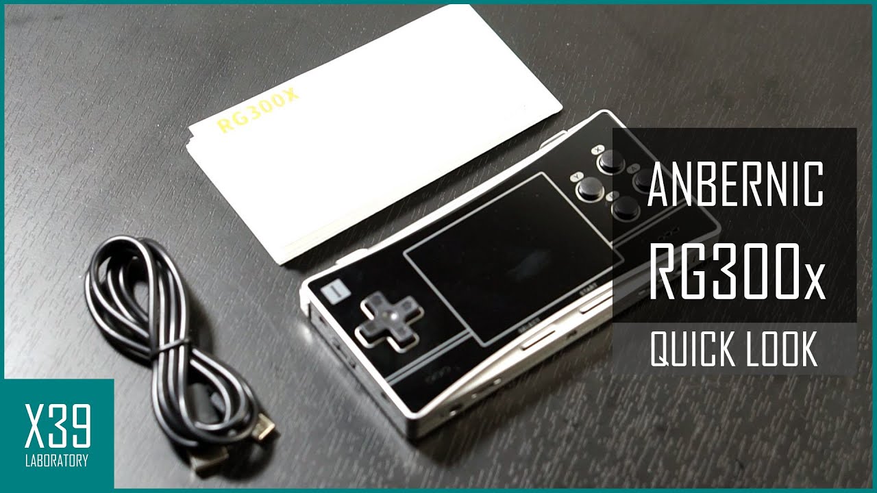 $39 Anbernic RG300x - Unboxing & quick emulator - YouTube