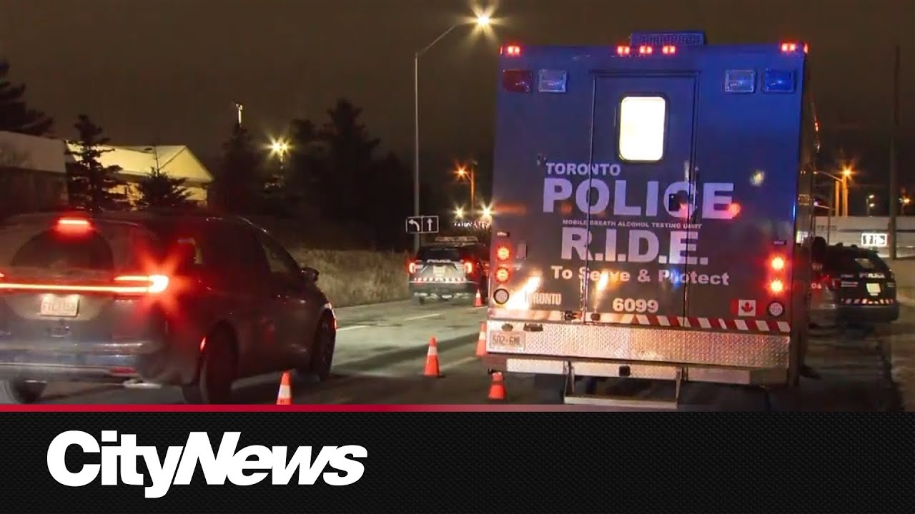 Police team up for festive RIDE spot check near Steeles and Highway 400 ...