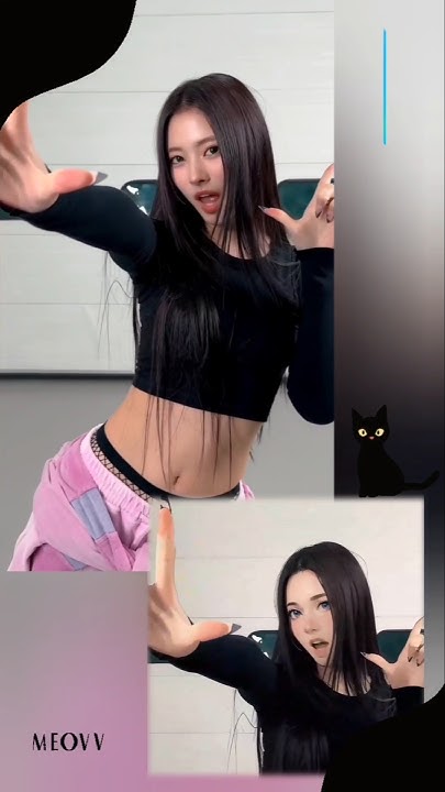 MEOVV 안나 BODY 댄스 🐈‍⬛ #미야오 #ANNA #idol #kpop #fancam - YouTube