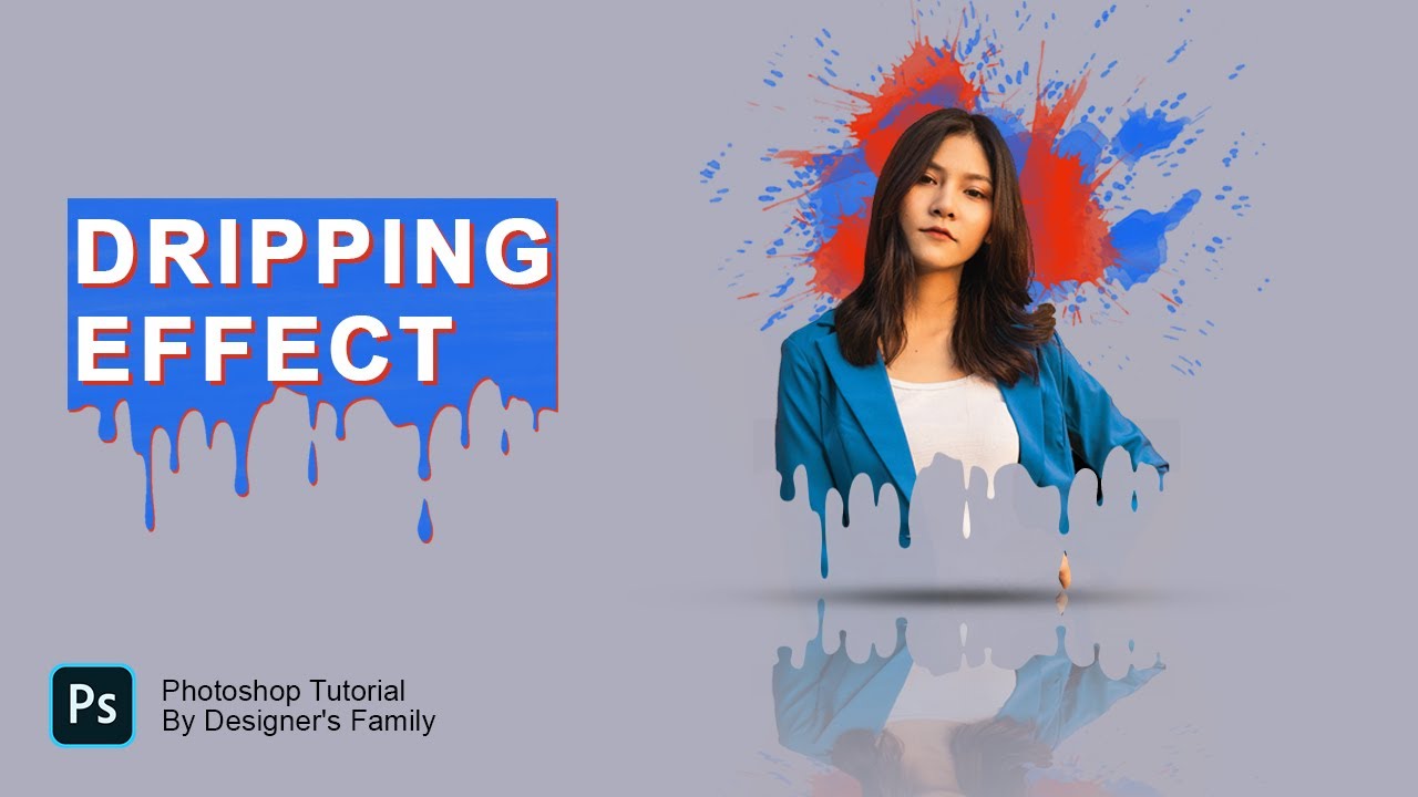 Dripping Effect in Photoshop | Photo Editing Tutorial in Photoshop ...