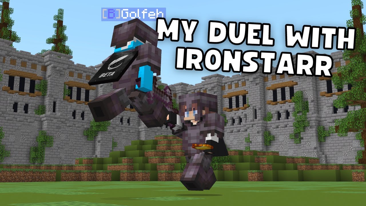 Golfeh vs. IRONSTARR | Minecraft 1.18 PVP Sword Battles | PVP Legacy ...
