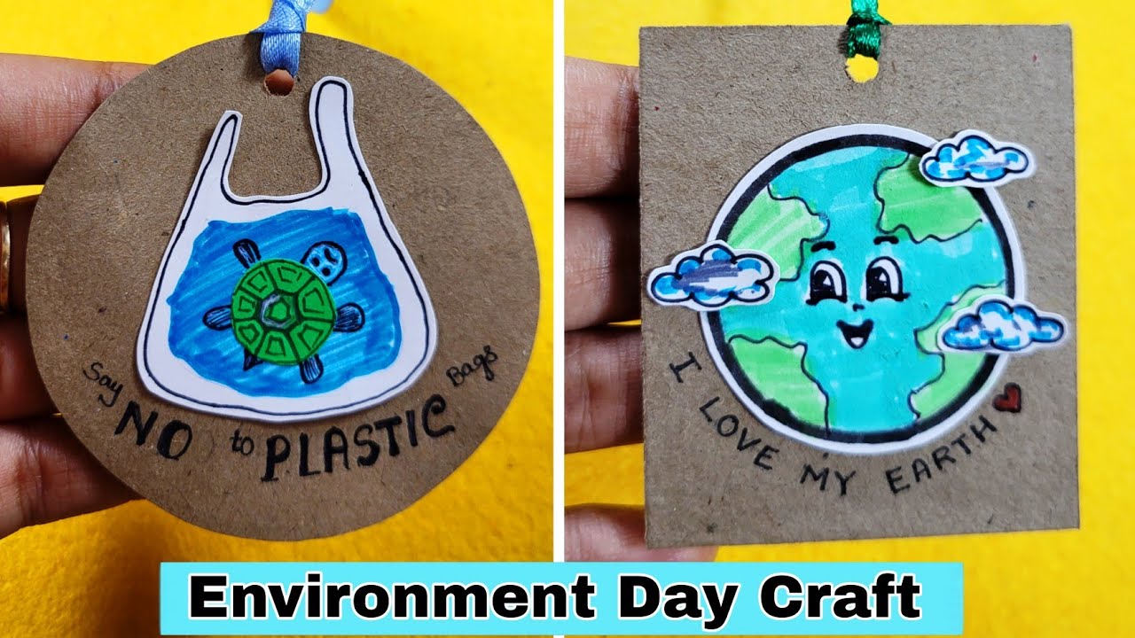 World Environment Day Craft || Earth Day Craft || School Project for ...