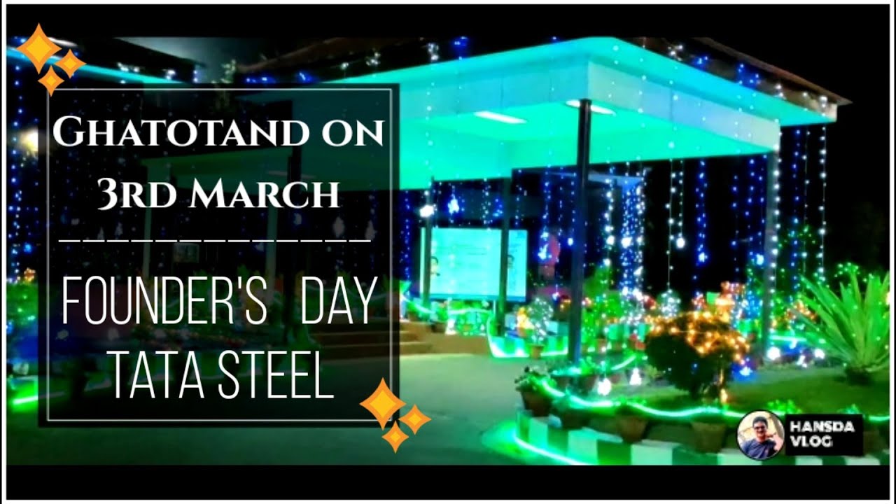 Tata Steel Founder's Day in Ghatotand | 3rd March |West Bokaro Division ...