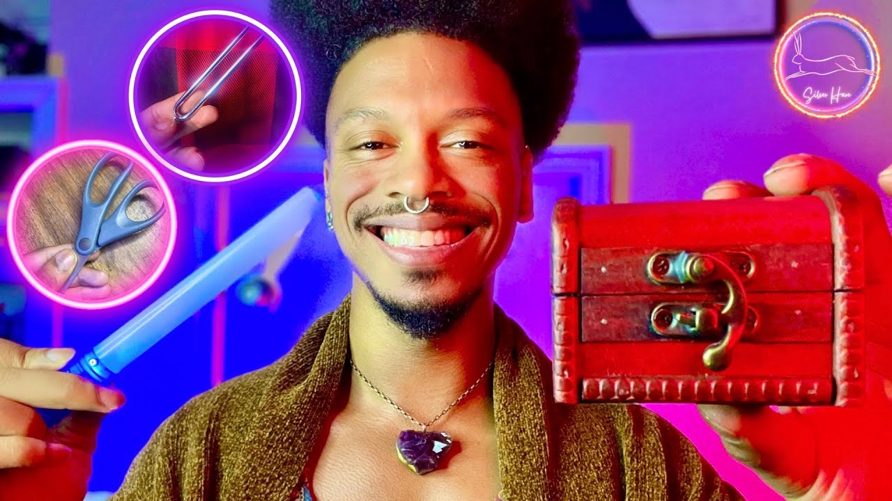 ASMR Cord Cutting and Light Triggers | For Refreshing Your Energy - YouTube