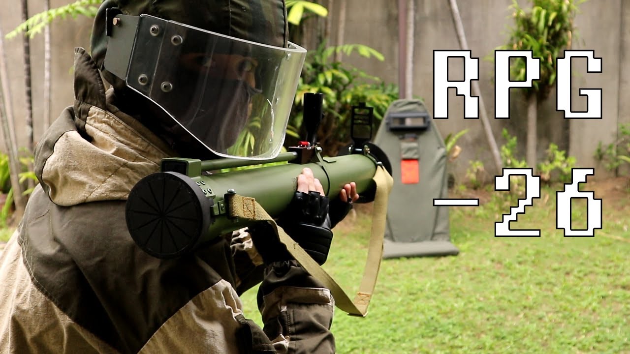RPG-26 Airsoft Pneumatic Launcher User Manual - YouTube