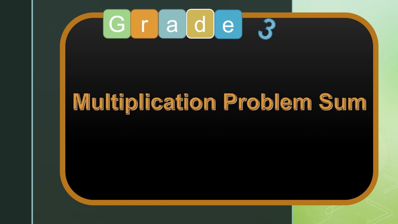 Grade 3 multiplication Using Model - YouTube