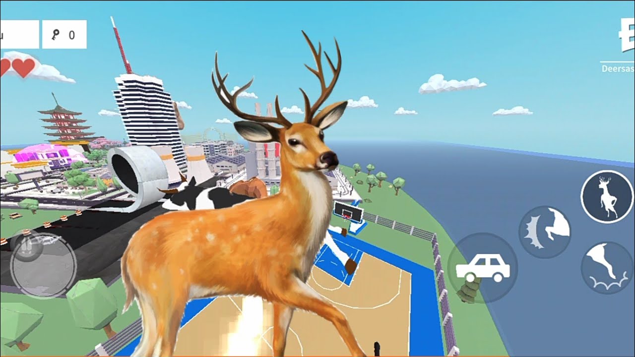 😍DEEER SIMULATOR ANDROID HIGH GHARAPHIC 🔥 GAMEPLAY HINDI - YouTube