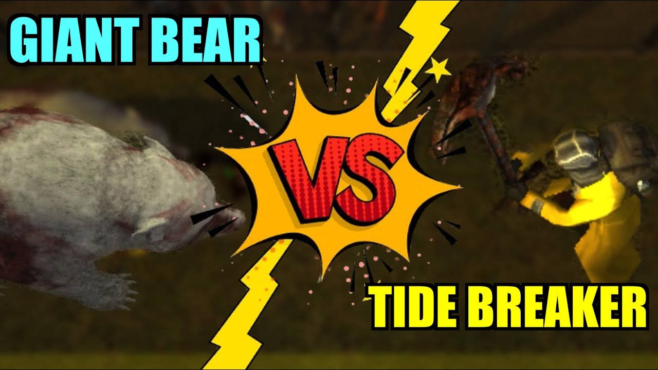 TIDE BREAKER Vs. GIANT BEAR | Dead Frontier 3D - YouTube