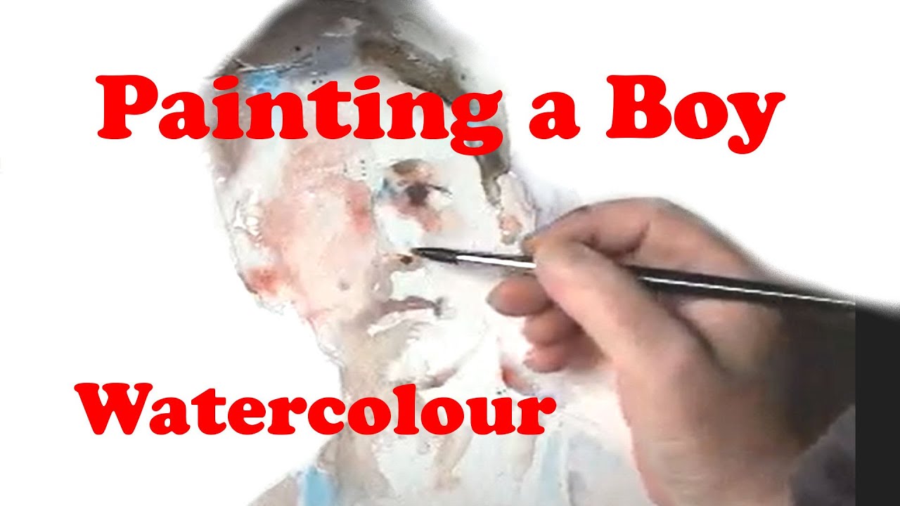 Painting a Boy! Watercolour - YouTube