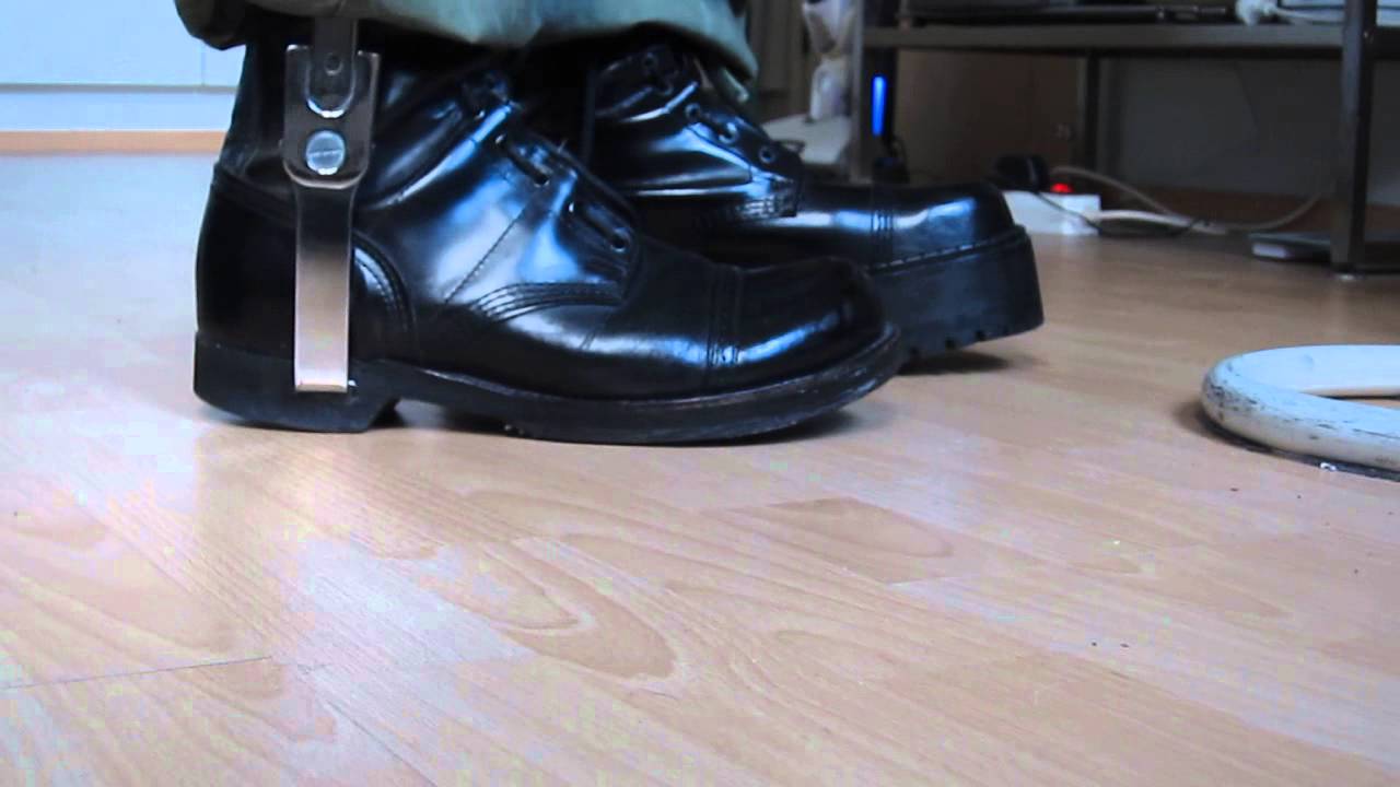 Monster kafo right and built-up boot left close - YouTube