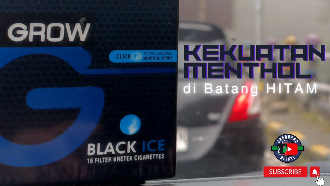 Dingin menthol yang sebenarnya di kapsul Grow black ice | review rokok ...