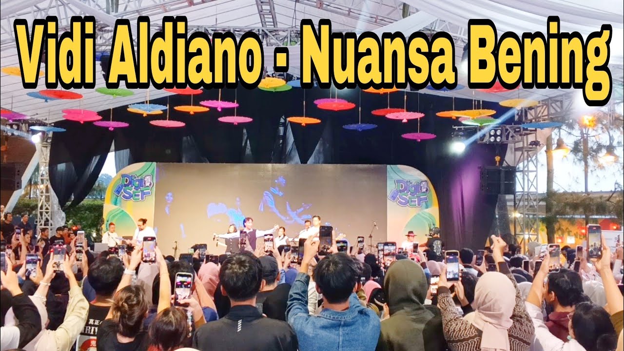 Vidi Aldiano - Nuansa Bening | Live at DIGISEF 2024 - Digital & Sharia ...