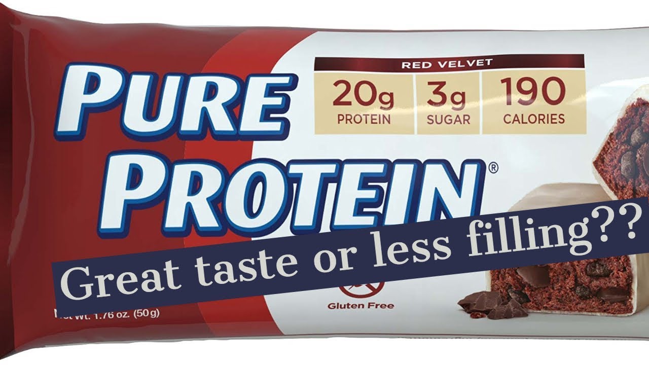 Pure Protein Red Velvet Bar Review - YouTube