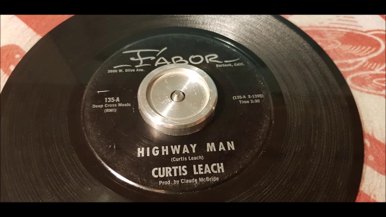 Curtis Leach - Highway Man - 1964 Country Bopper - FABOR 135 - YouTube