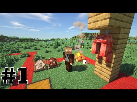 Minecraft Modlu Survival türkçe oynanış/bölüm #1 S14 ( Kasap Modu )