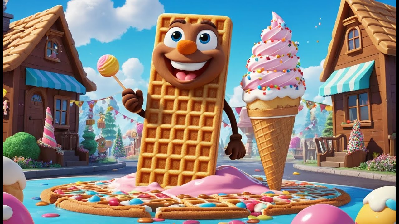 The Ice Cream Bridge Melts Away Rhyme Song | Popular Nursery Rhyme ...