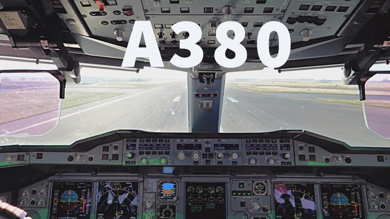 A380 COCKPIT VIEW | Air France Washington - Paris - YouTube