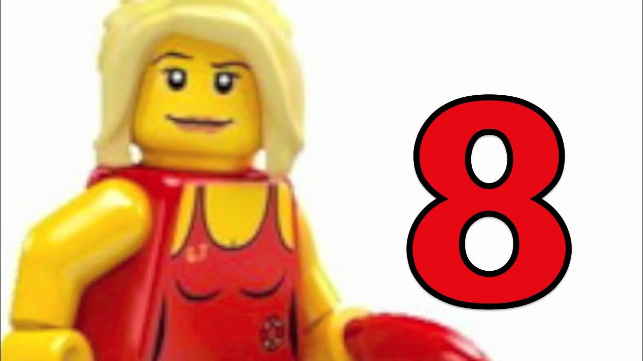 Lego minifigure series 2 animation #8-Life Guard - YouTube