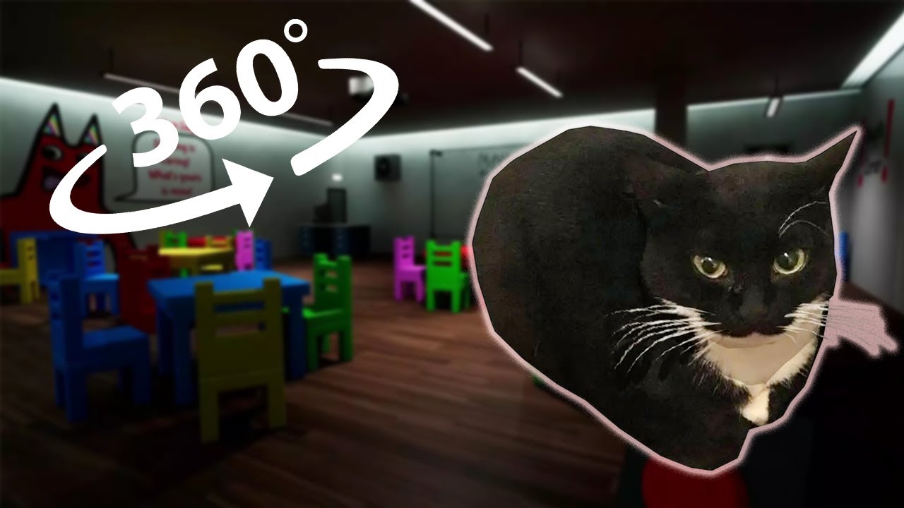 Maxwell The Cat dance in 360 VR in Garten of Banban 3 - YouTube