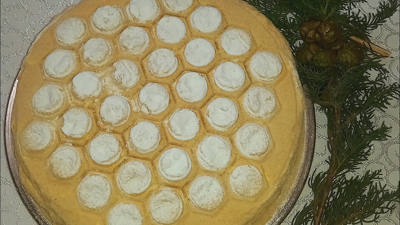 Balli tortun🥞 asan hazirlanmasi yum yumusaq lavasli tort🤌👍az erzaqla ...