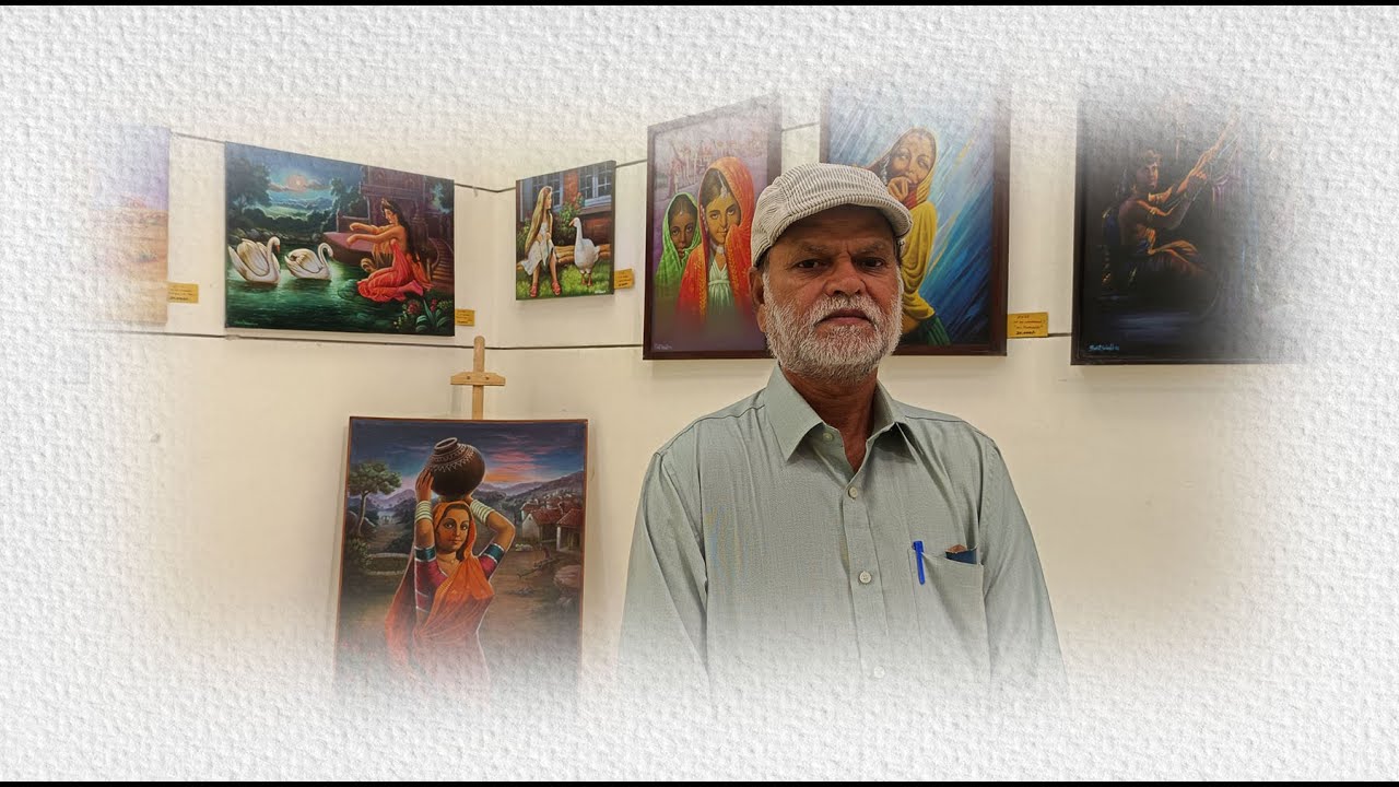 God Gift Painting Exhibition By Bharat Solanki artist At Hutheesing ...