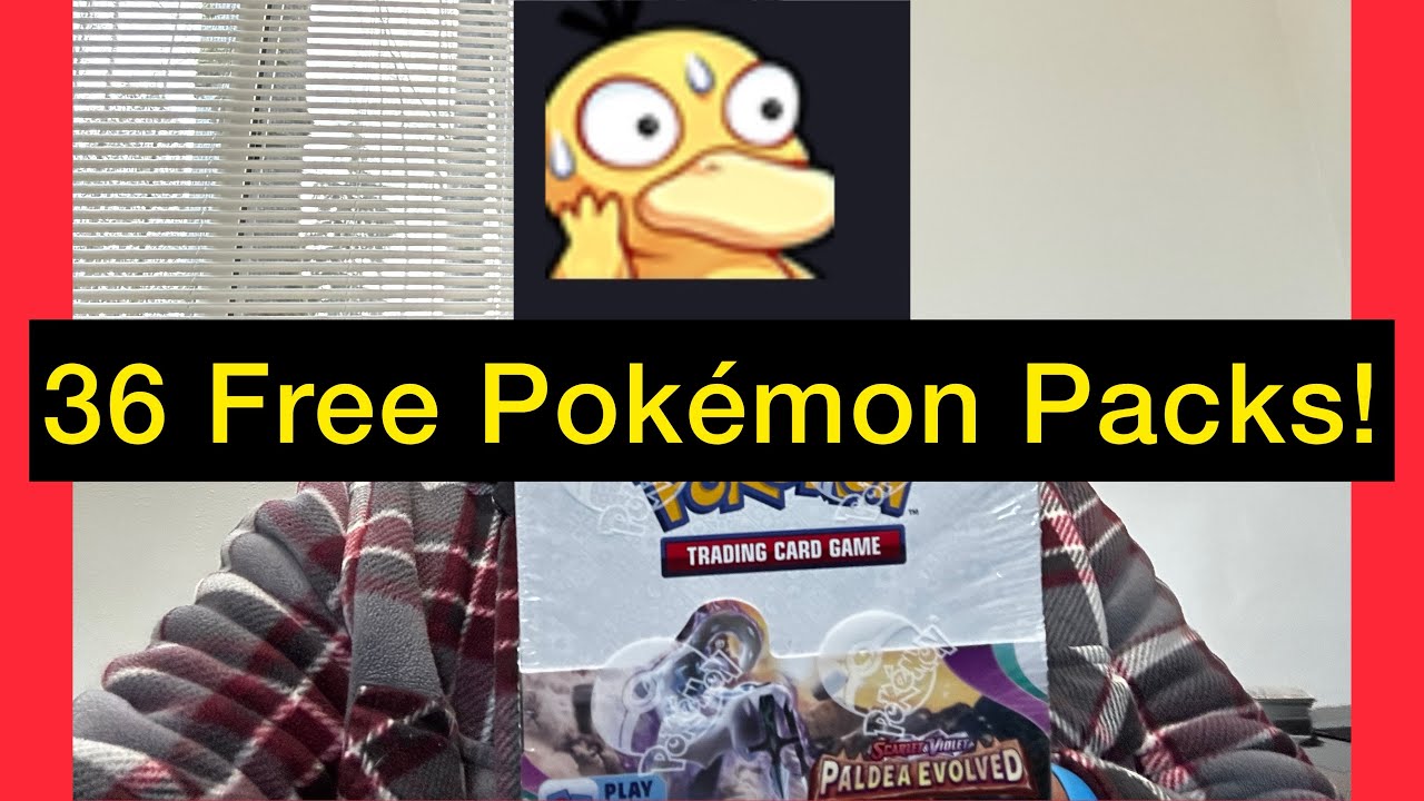 Free Pokémon Packs! (36!) Full Booster Box - YouTube