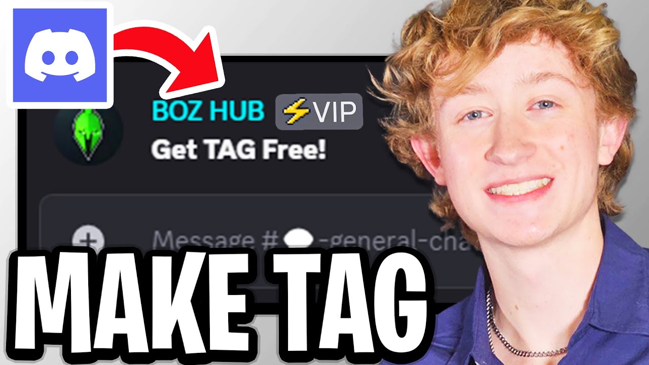 How To Make Your Own Server Tag On Discord - Step By Step - YouTube