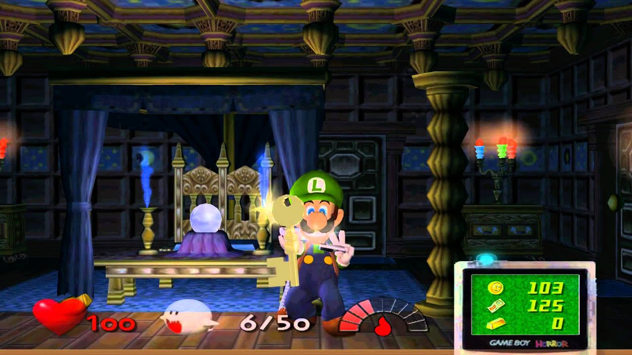 Luigi's Mansion Walkthrough/Gameplay GameCube HD 1080p Part 3 of 9 ...