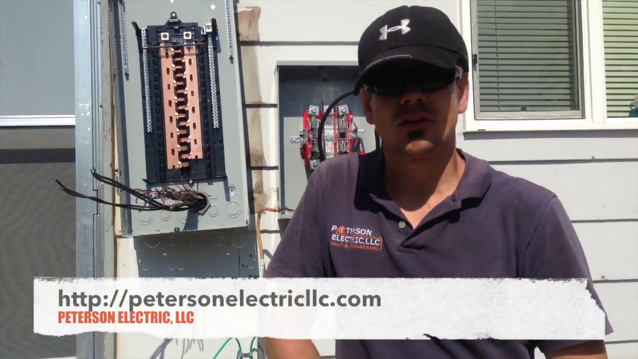 Mounting & Lining Up The Electrical Panel On Residential Home - YouTube