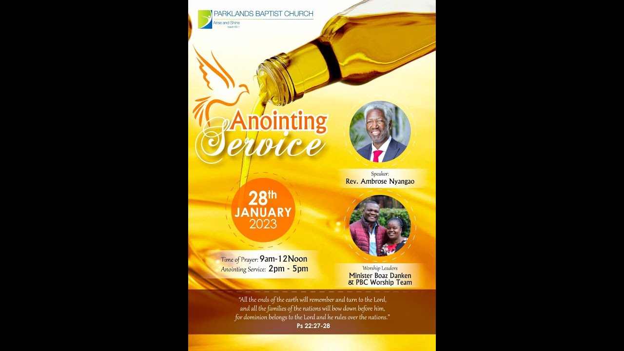 Anointing Service - YouTube