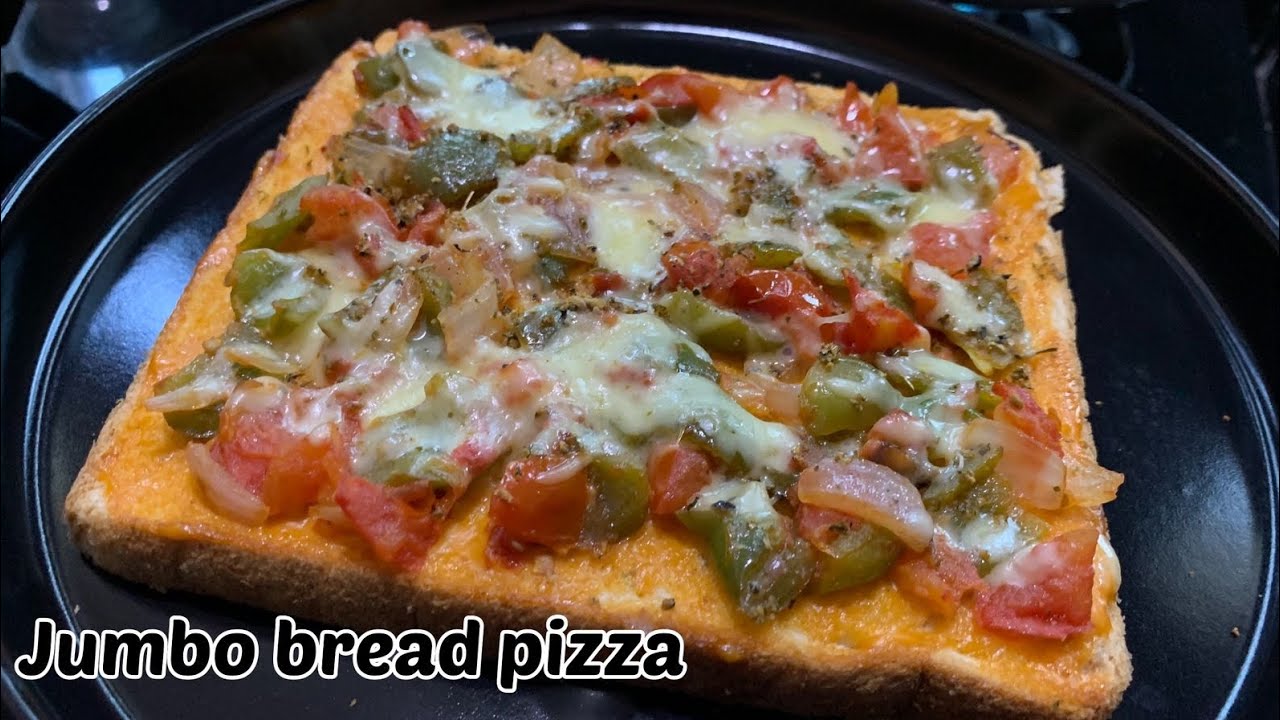 Jumbo Bread Pizza Recipe | Jumbo bread Recipe | Quick and easy Recipe - YouTube