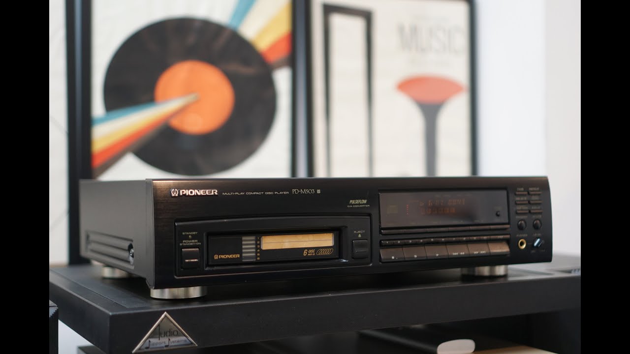 Pioneer PD-M503 6-disc CD player - YouTube