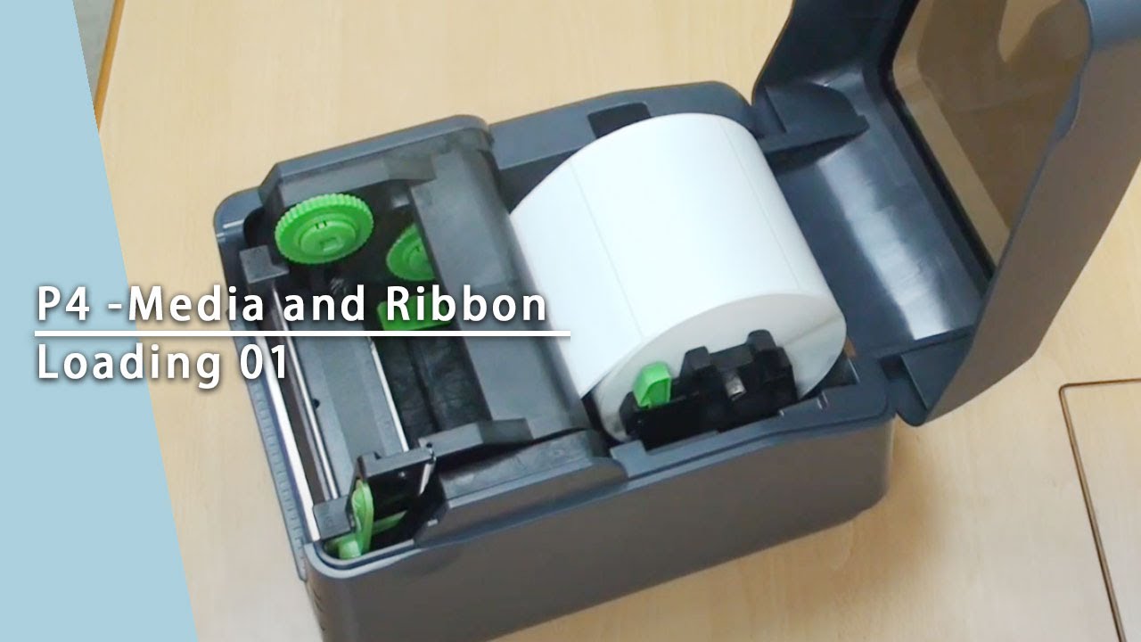 【P4 / P4 Pro】Media and Ribbon Loading - YouTube