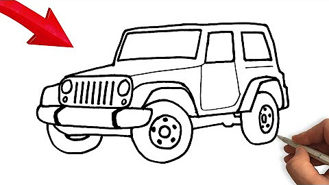 How to draw a car - YouTube