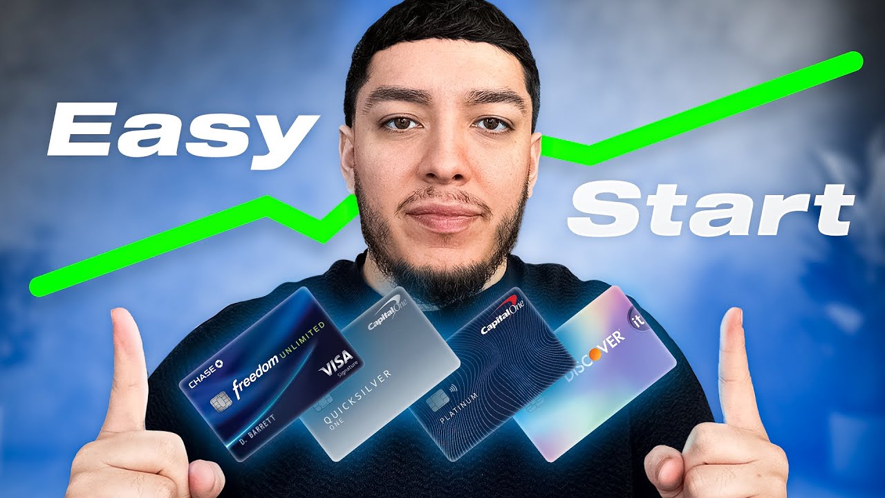 The 4 MUST Have Credit Cards for Beginners (Build Credit Fast!) - YouTube