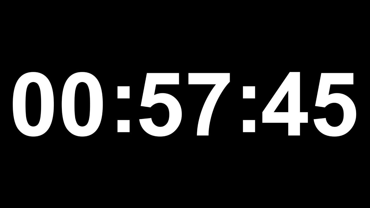 57 Minute and 45 Second Timer ⏲️ - YouTube