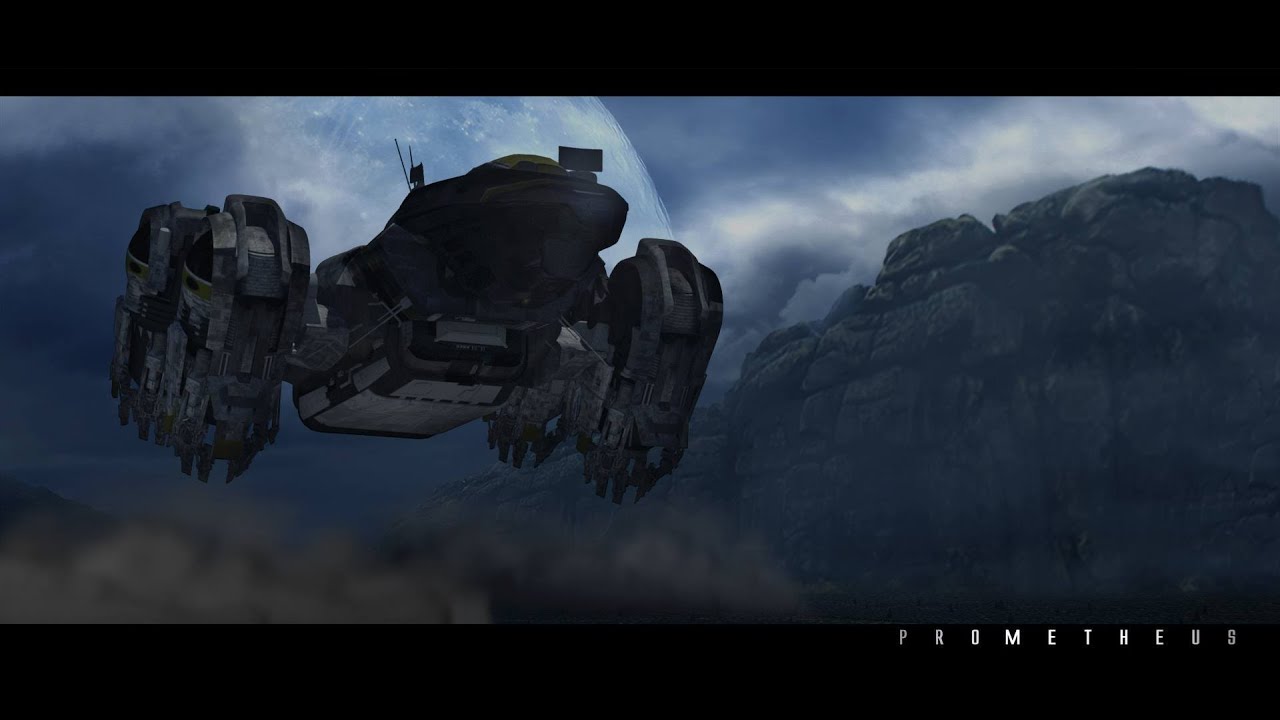 Prometheus Landing Uni Project - YouTube