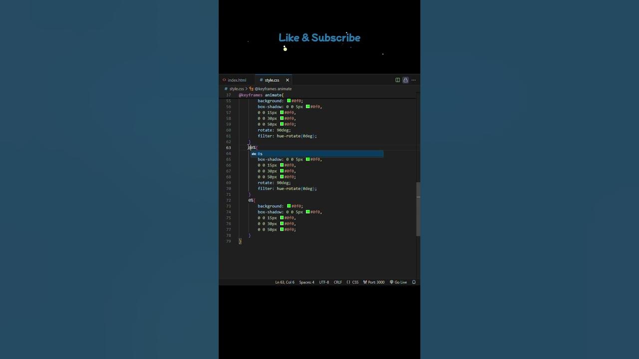 3d Css Animation Using Html And Css Only Html Css Animation Youtube