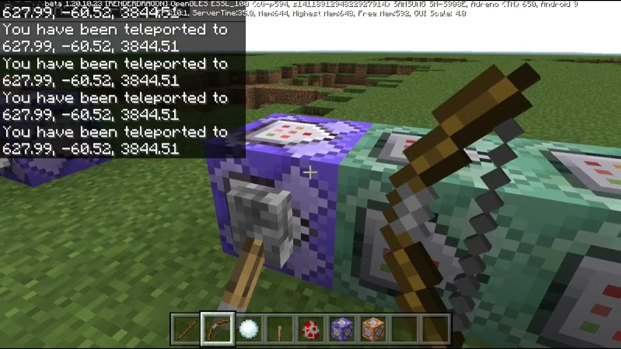 How to use the command block to make easy and fun things - YouTube